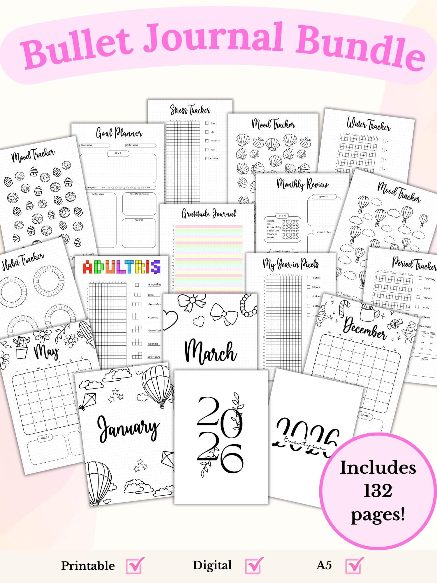 The Ultimate 2026 Bullet Journal Bundle You Need to Organize - Little ...